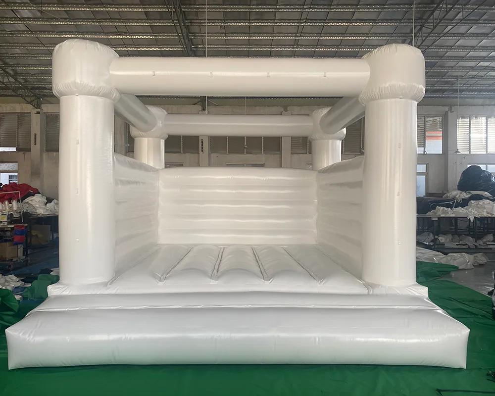 Wholesale Outdoor White Inflatable Bounce House with Blower for Adults ...