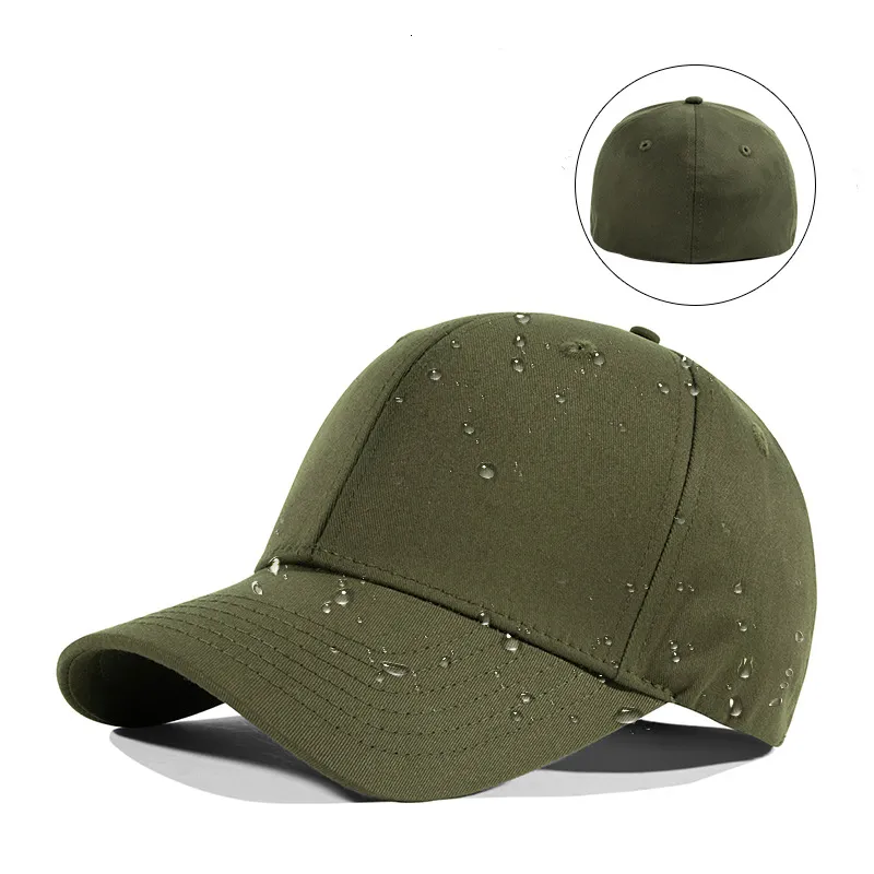 Ball Caps Autumn Waterproof Fitted Baseball Hats for Men and Women ...