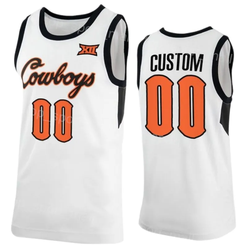 College Basketball Oklahoma State Cowboys Jersey 1 Bryce Thompson 22 ...