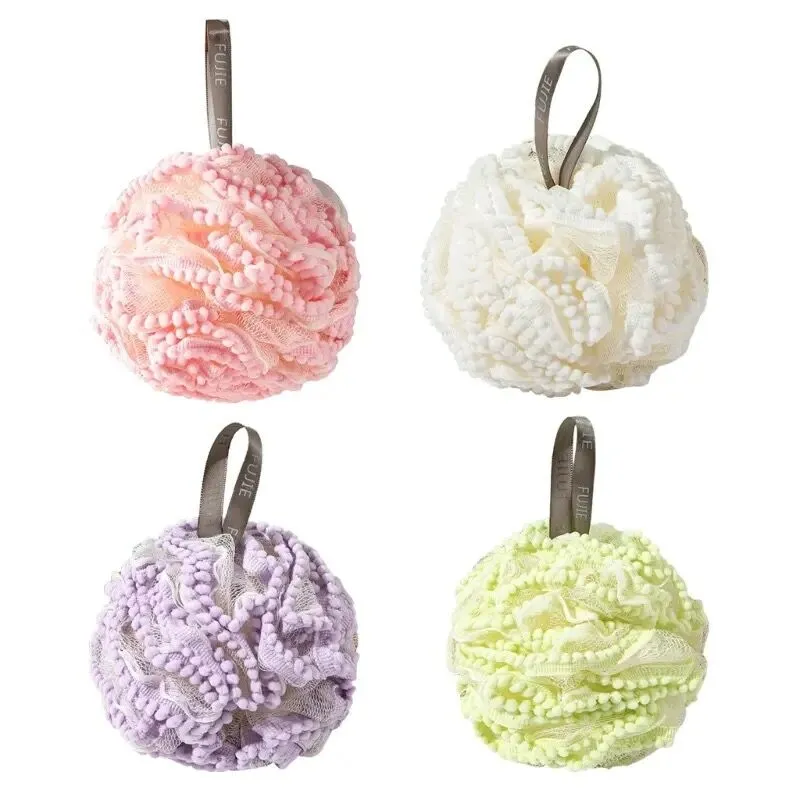 Exfoliating Body Scrub Sponge - Premium Soft Mesh Bath Sponge Balls for ...