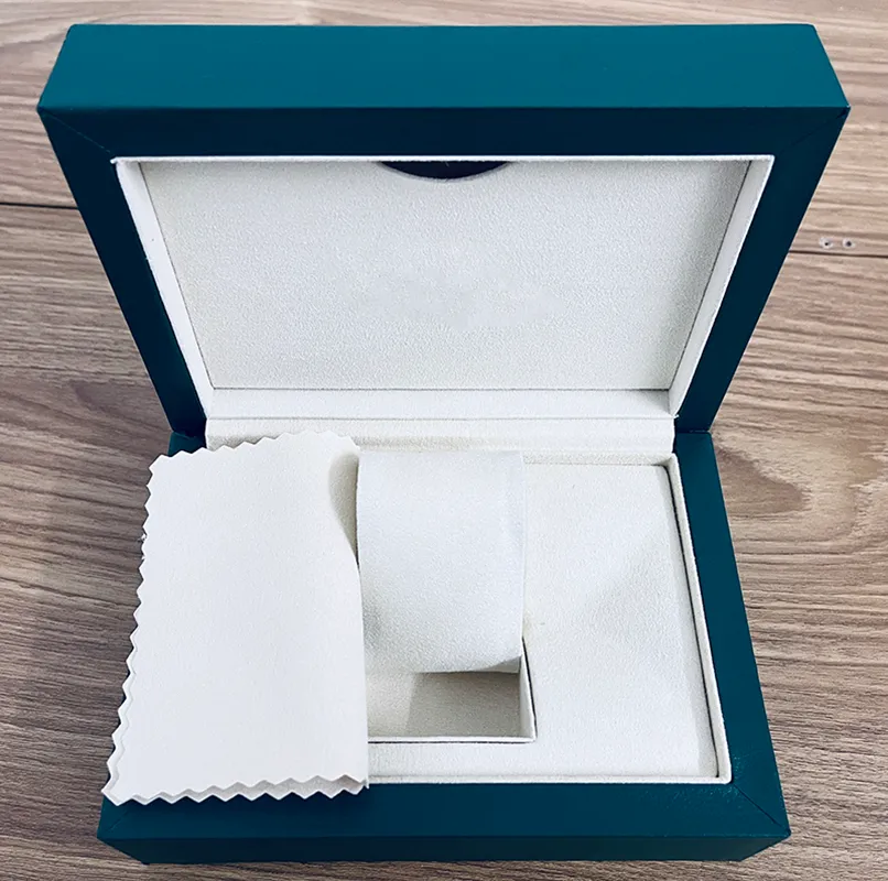 Caja De Relojes De Madera Verde Con Accesorios Para Relojes De Lujo ...