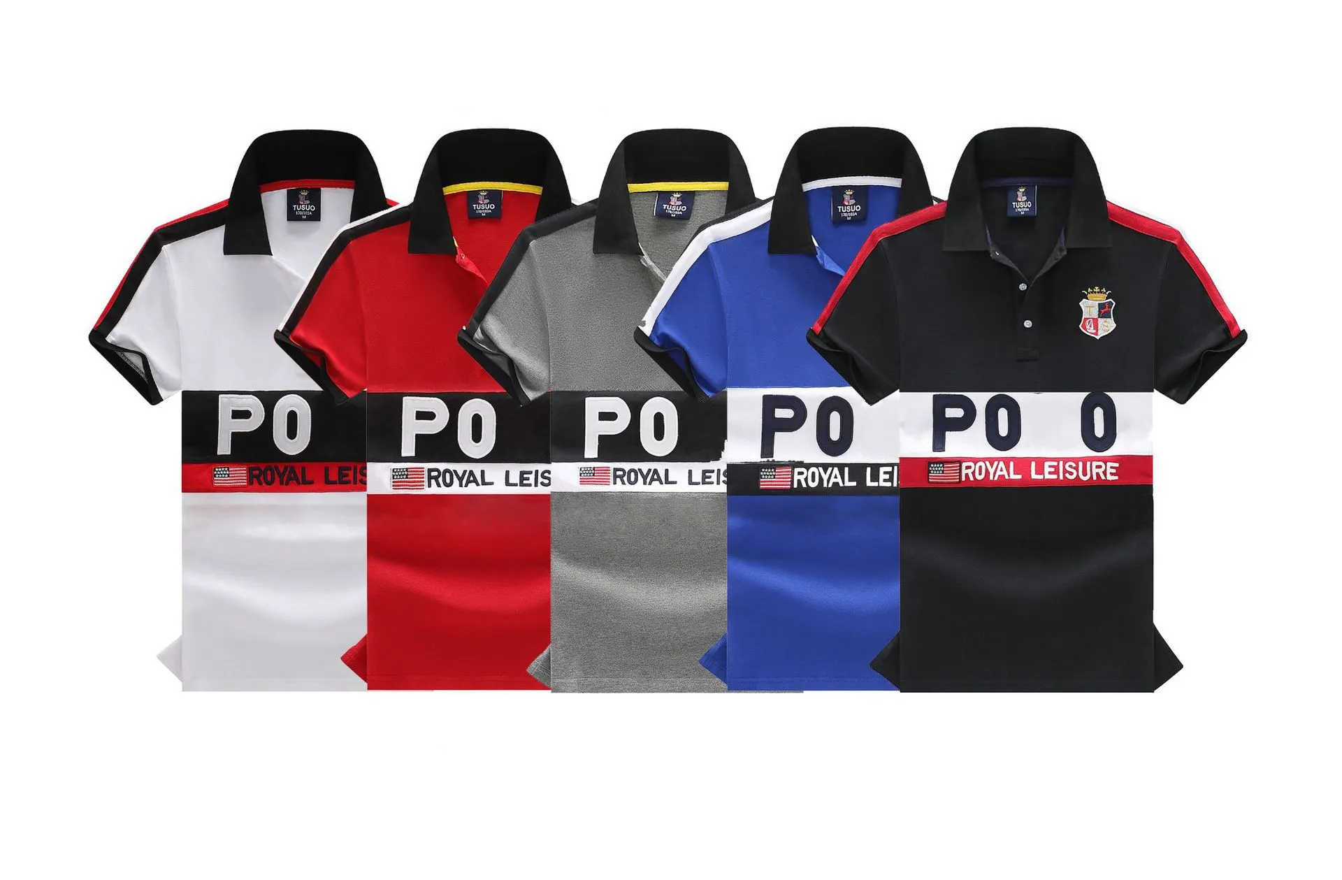 DHgate.com:Cotton Polo Shirts for Men, Short Sleeve Embroidery Flower ...