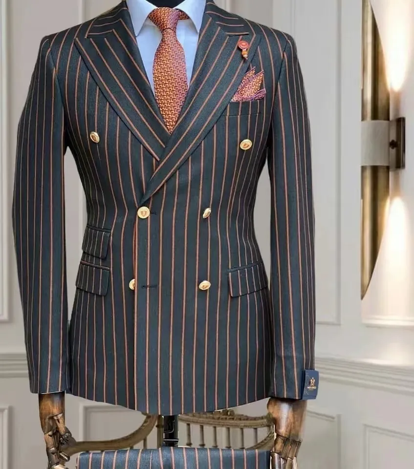 Men's Suits Blazers British Style Men Suits Set... From Kong01, $74.93 ...