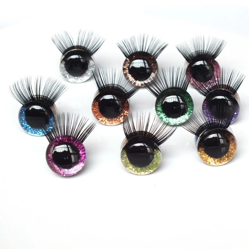 DHgate.com:Glitter Eyelash Toy Eyes with Hard Washer for DIY Amigurumi ...