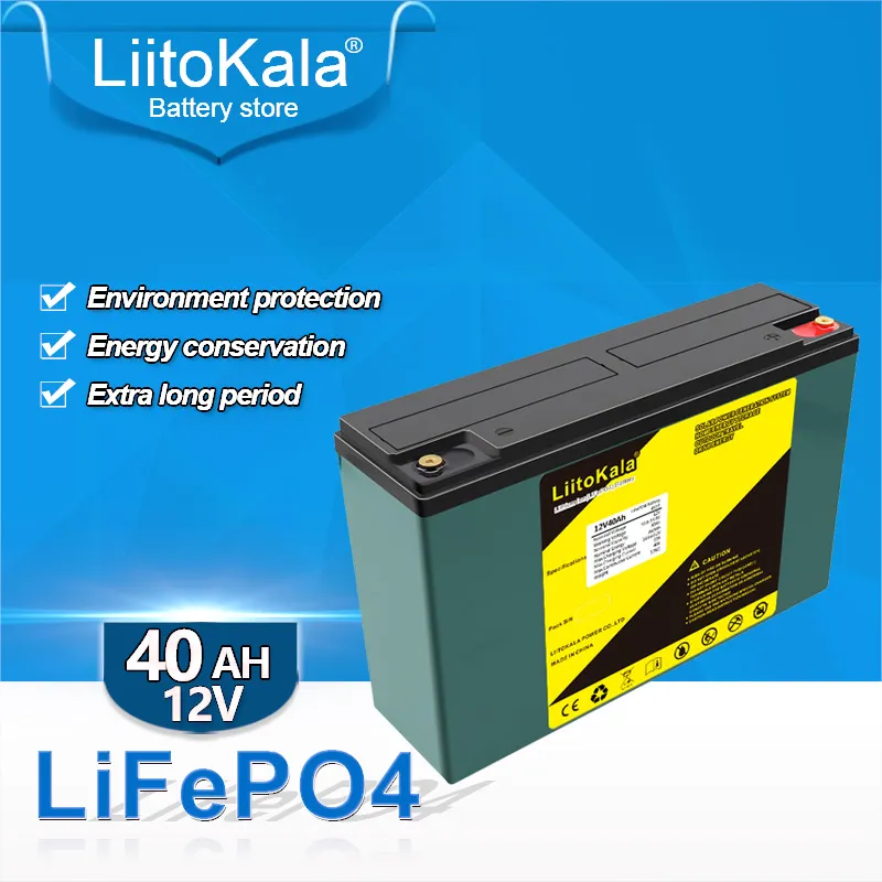 Liitokala 12.8v 40ah Lifepo4 بطارية ليثيوم الحديد الفوسفات من $84.53 | DHgate