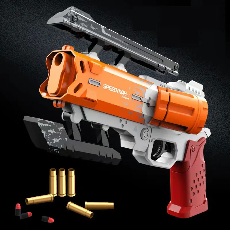 Firefly Space Revolver Optimus Prime Toy Gun Manual Soft Bullet Handgun ...