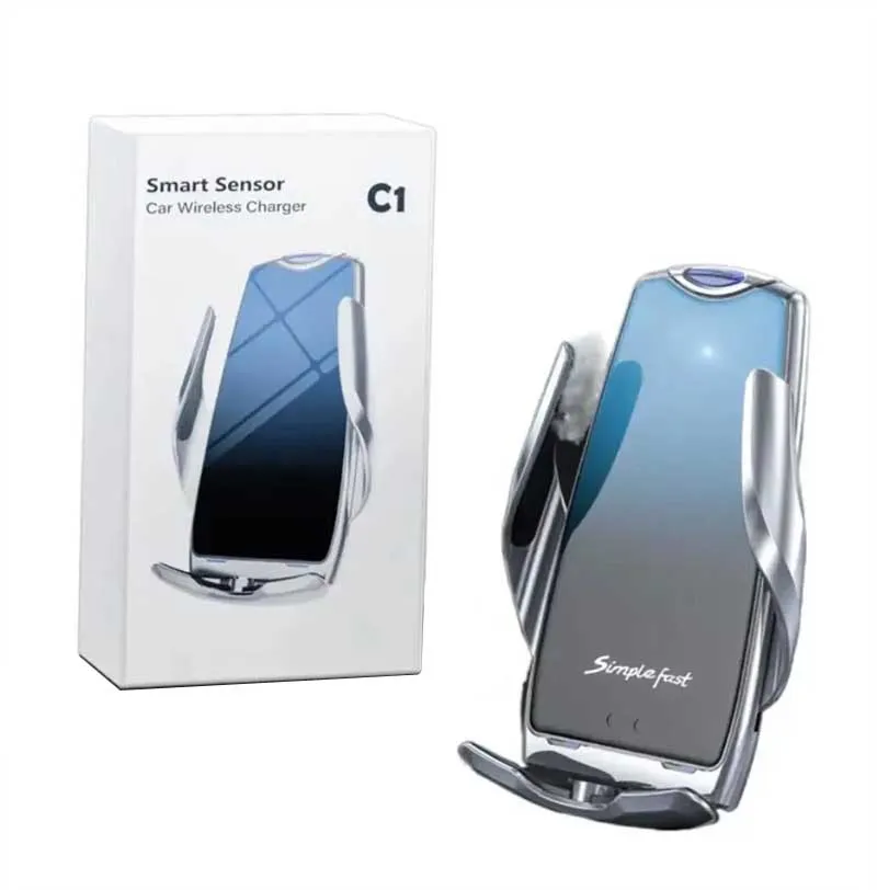 15W Magnetic Car Phone Mount Wireless Charger - Qi Fast Charging ...