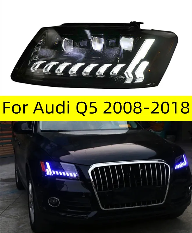 Car LED Headlight Assembly with LED Daytime Running Lights High Beam ...