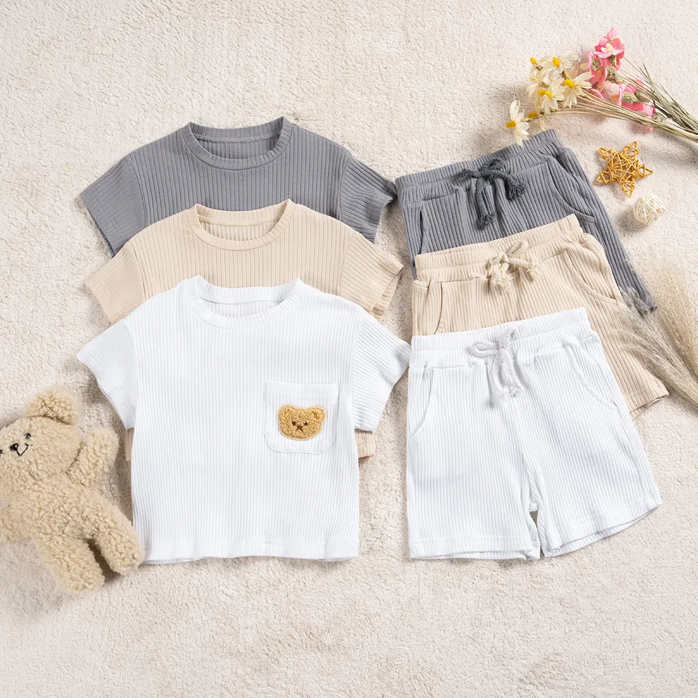 Clothing Sets Summer Baby Set Infant Boy Girl Unisex Casual Short ...
