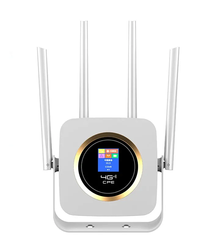 300Mbps 4G WiFi Router With Sim Card Unlock, LTE FDD TDD, 4 Antennas ...