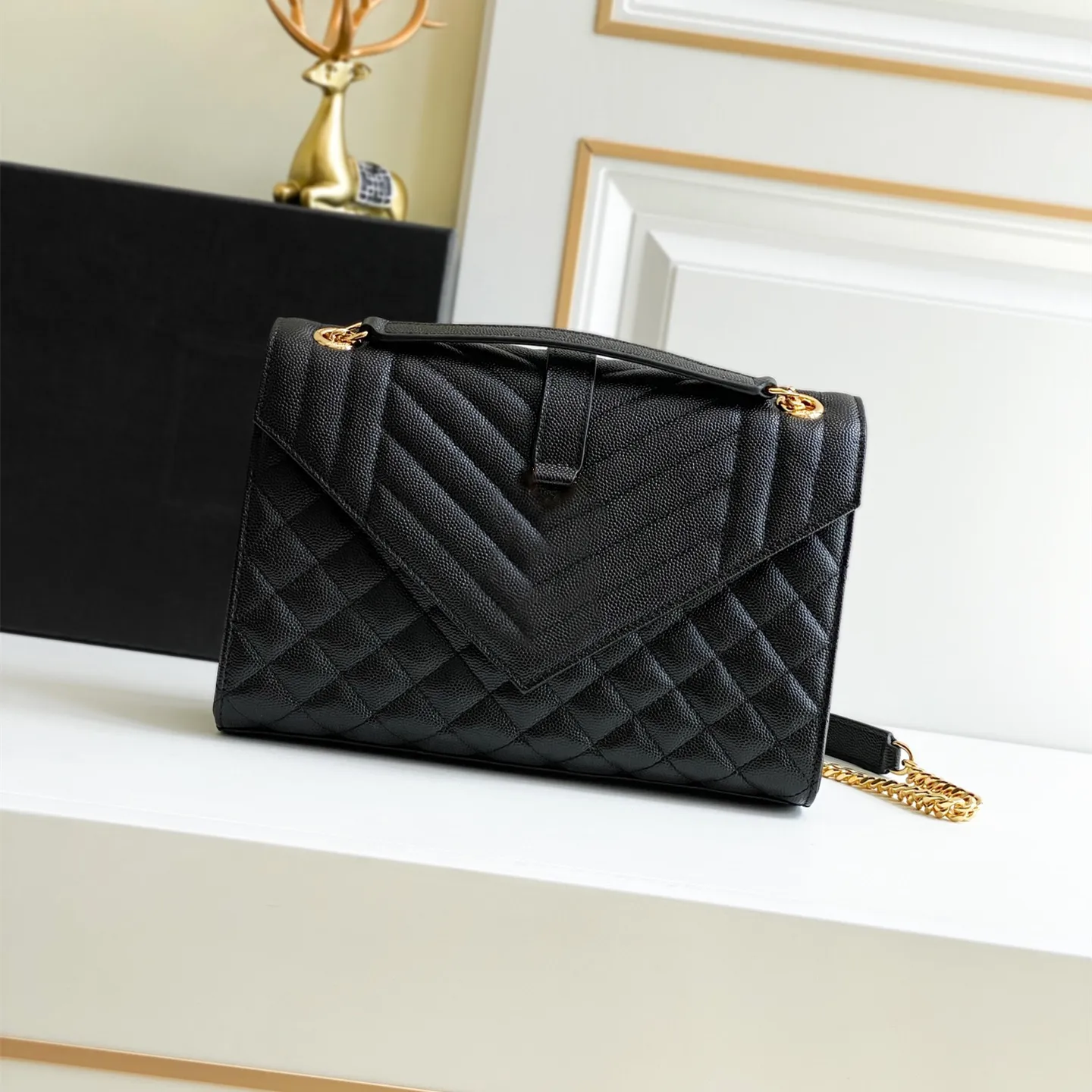 Silver Envelope Clutch Bag: Leather Designer Handbag Formal Crossbody ...