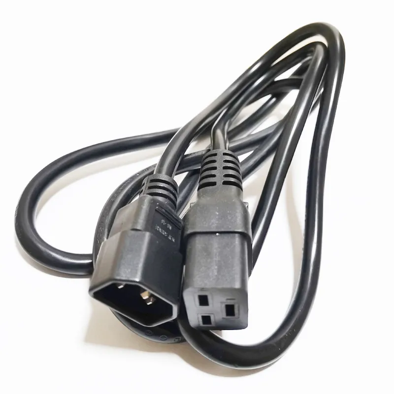 1.8M N64 Power Cord Cable Male To Female C14 To C19 Cord For PDU/UPS ...