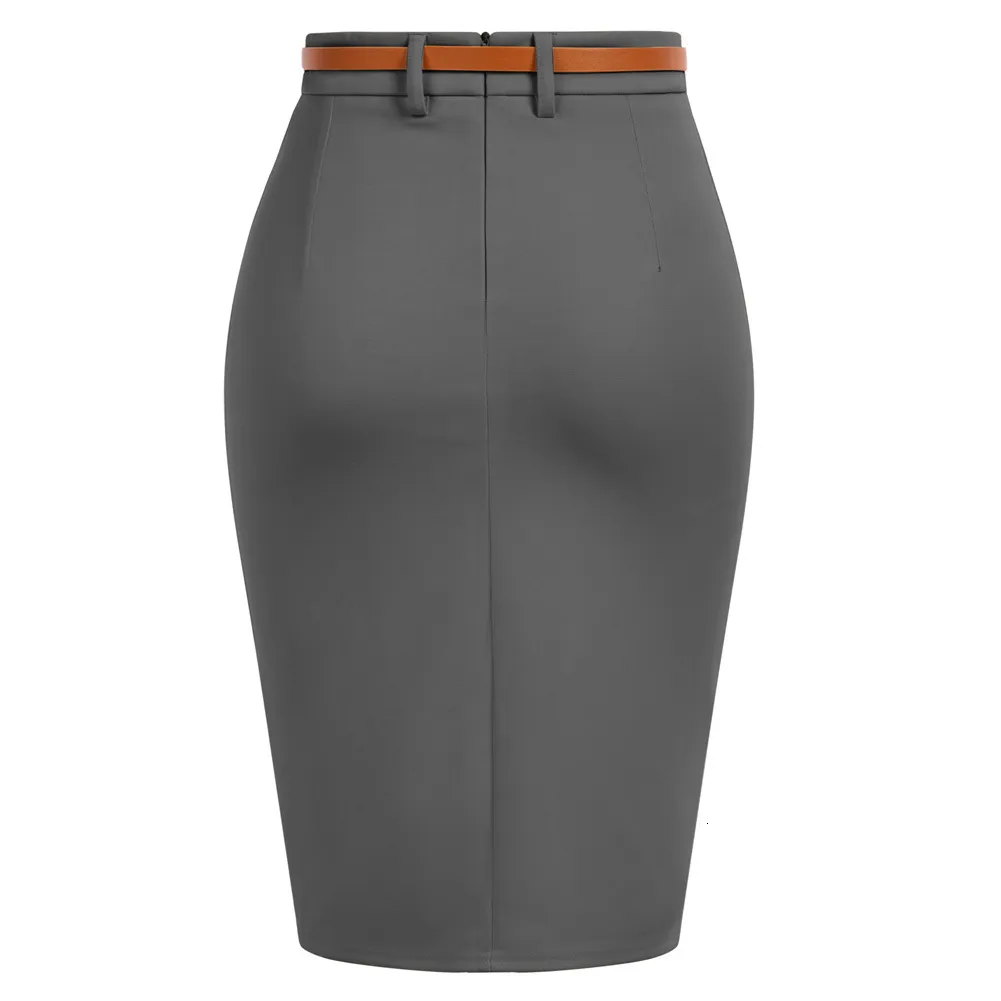 Belle Poque Vintage Pencil Skirt For Women 1950s Ruched Belle Poque Vintage Pencil Skirt For Women 1950s Ruched
