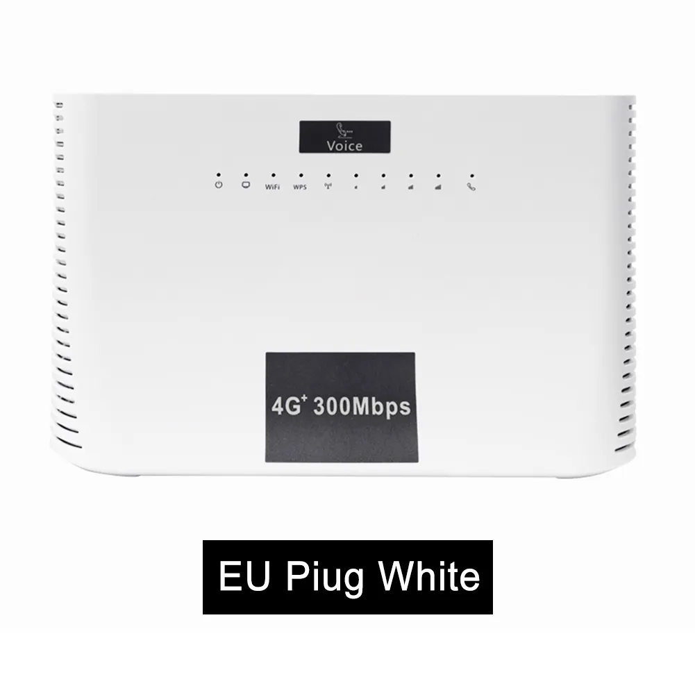 300Mbps 4G LTE WiFi Router With SIM Card Slot For Home Hotspot, RJ45 WAN LAN Lte Modem Router ...