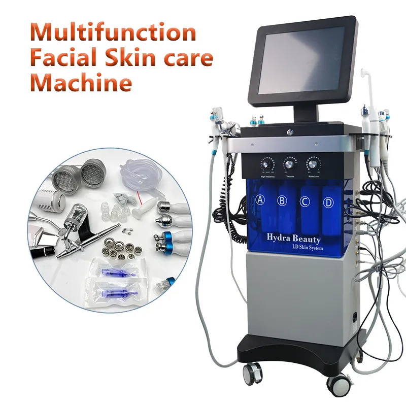Hydro Dermabrasion Machine: 14 In 1 Multi Functional Facial System For ...