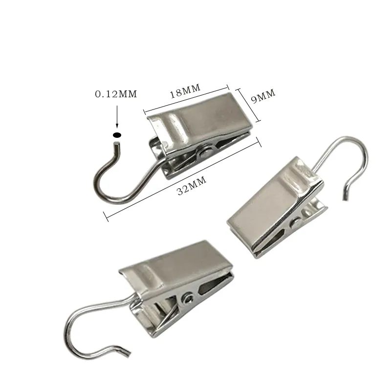 Curtain Rings And Clips: Versatile Metal Clip Hangers For Curtain Rods ...