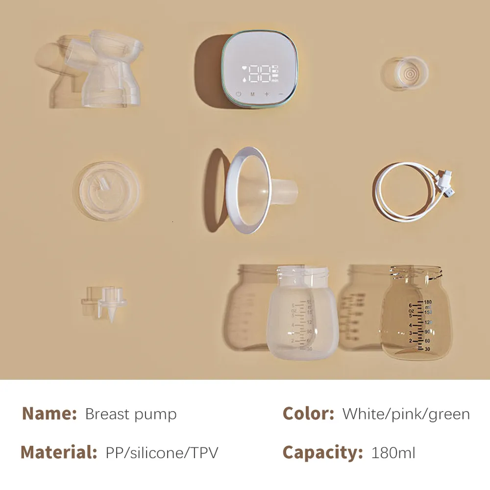 Breast Pumps Rechargeable Nursing Pumps with LED Display, Double ...
