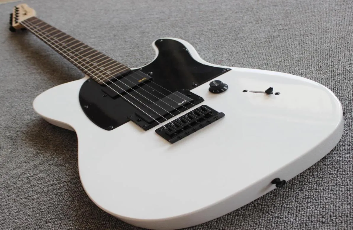 متجر مخصص Jim Root Signature White Tele Electric Guitar Copy EMG ...