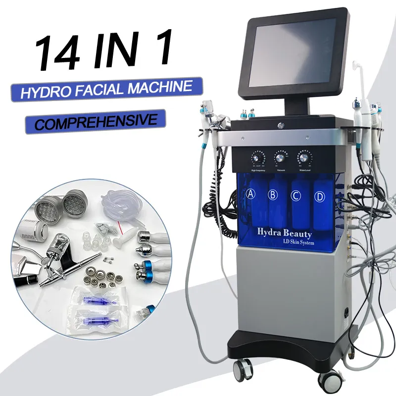 14-in-1 Hydro Dermabrasion Facial Machine - Premium Aqua Peel ...