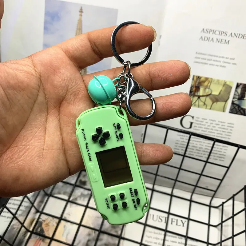 Retro Handheld Game Console Keychain Mini Video Game Console With 26 ...