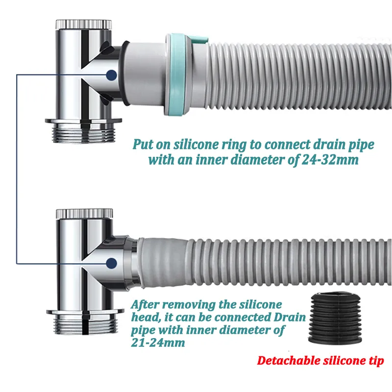 Washing Machine Floor Drain Adapter Anti Overflow, Deodorizing ...