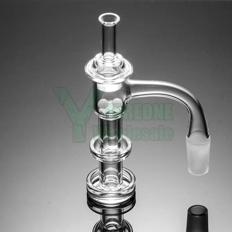 Terp Slurper Quartz Set: Dual Vacuum Dish With Pillar & Carb Cap Full ...