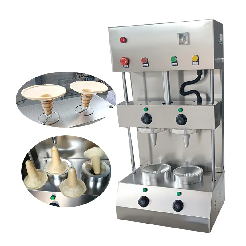 Commercial Pizza Machine: 2 Head Cone Pizza Forming Machine For Pizza ...