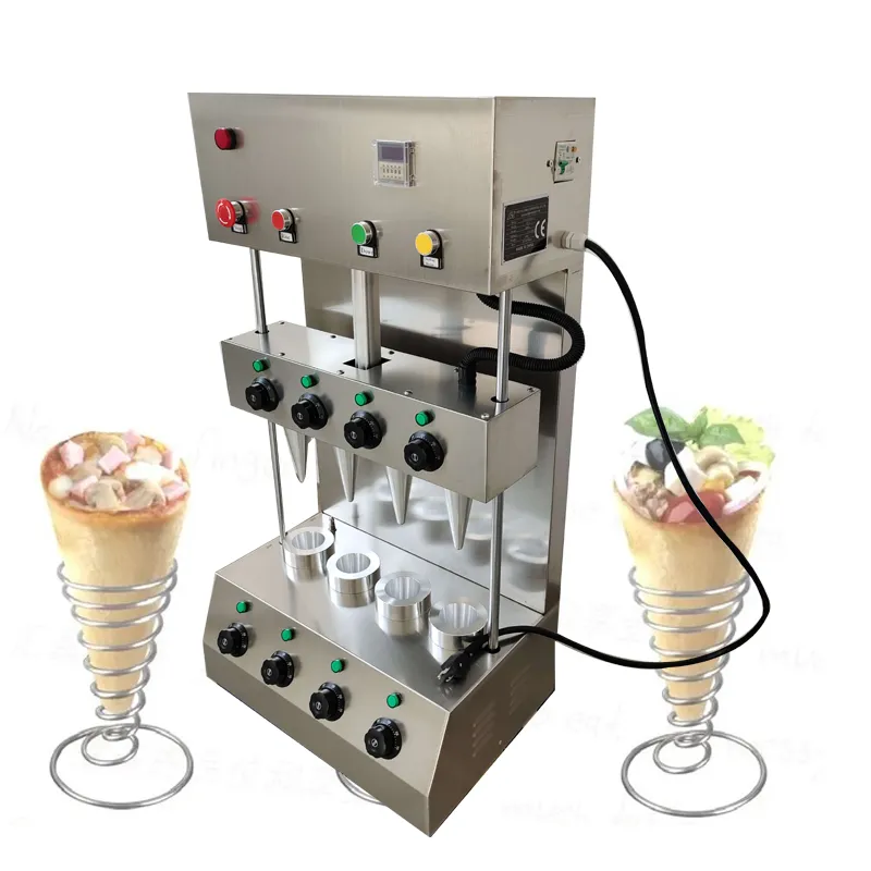 Automatic Pizza Cone Maker Machine Makes Sweet & Savory Cones From ...