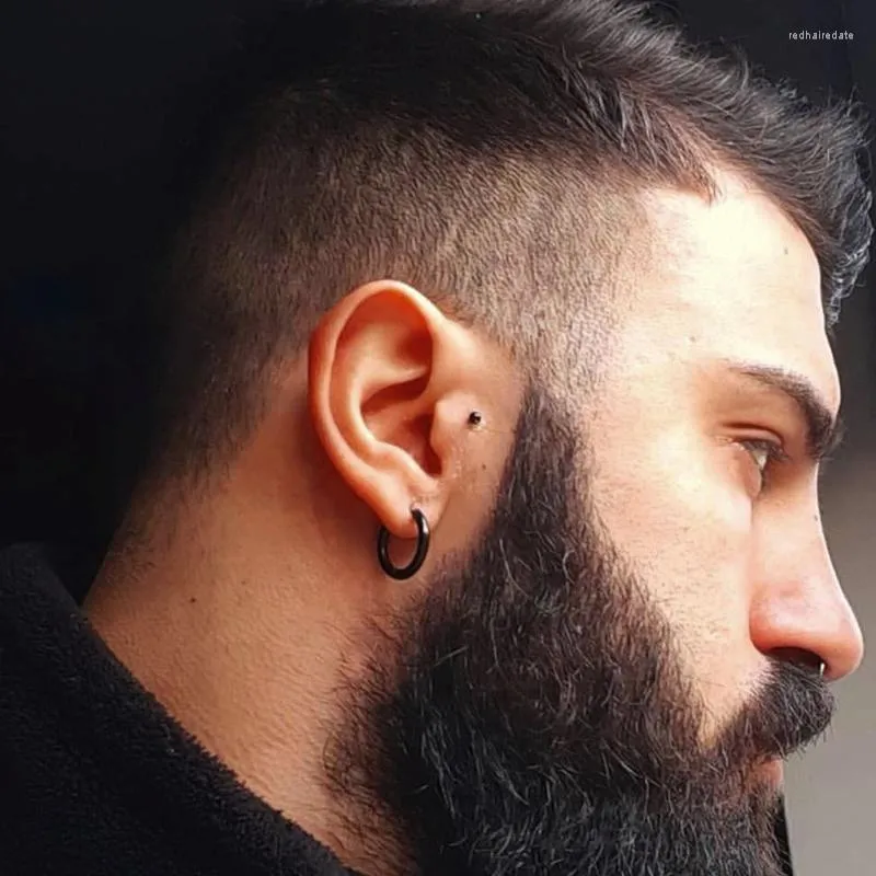 Mens 15mm hoop earrings store