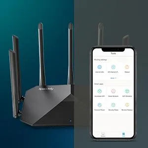 Smart WiFi K7 Dual Band Wifi Router Dual Band Gigabit Wireless IPv6 For ...