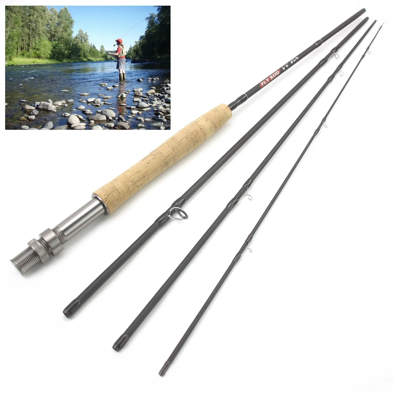 Ultra Light Fly Fishing Rod - 2.1M/2.4M/2.7M, 4-Section Boat Fishing ...