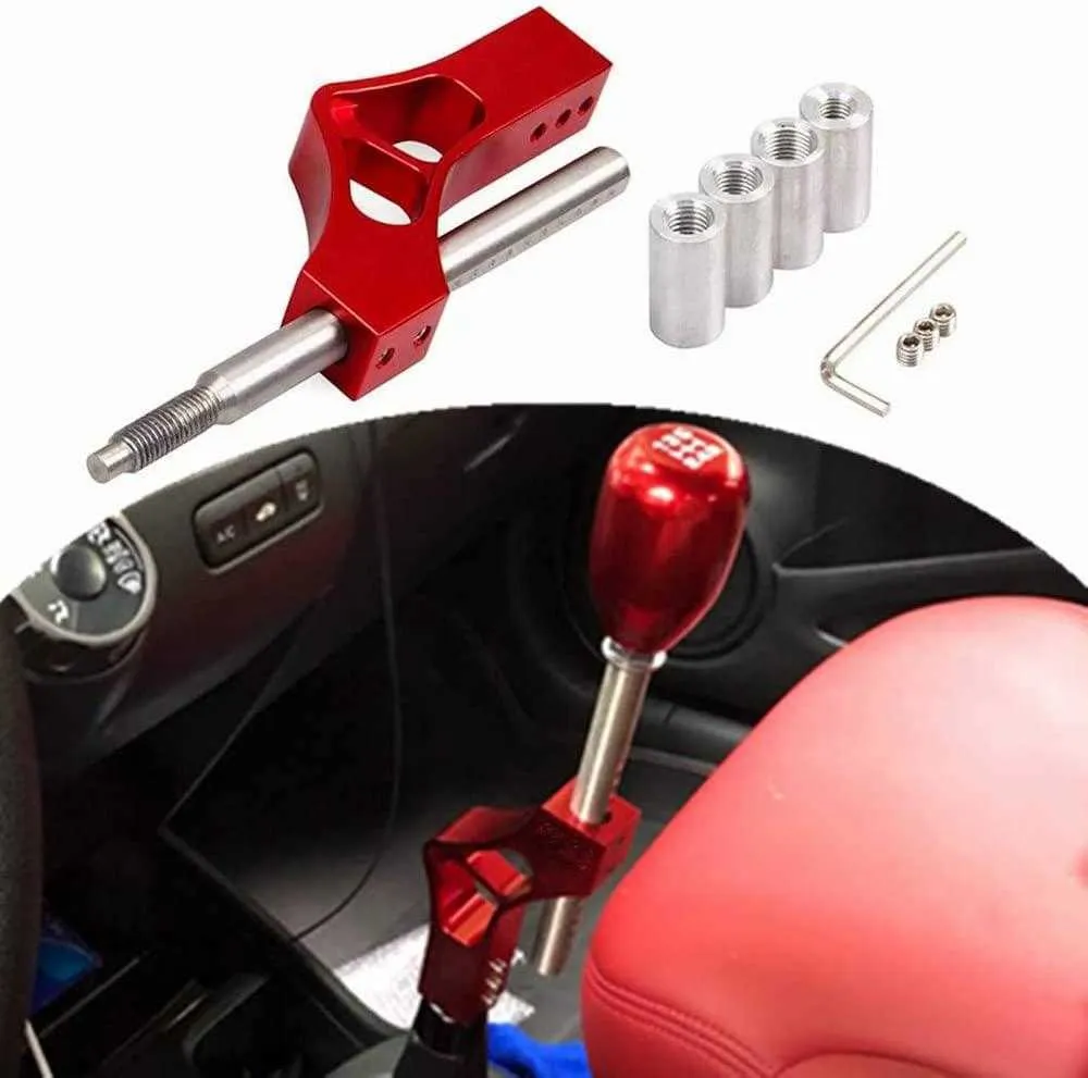 Adjustable Car Gear Shift Knob Extender Handle Kit Modification Men's ...