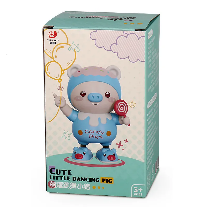 Interactive Toy Animals Musical Dancing Pig Toy With Lights, Battery ...