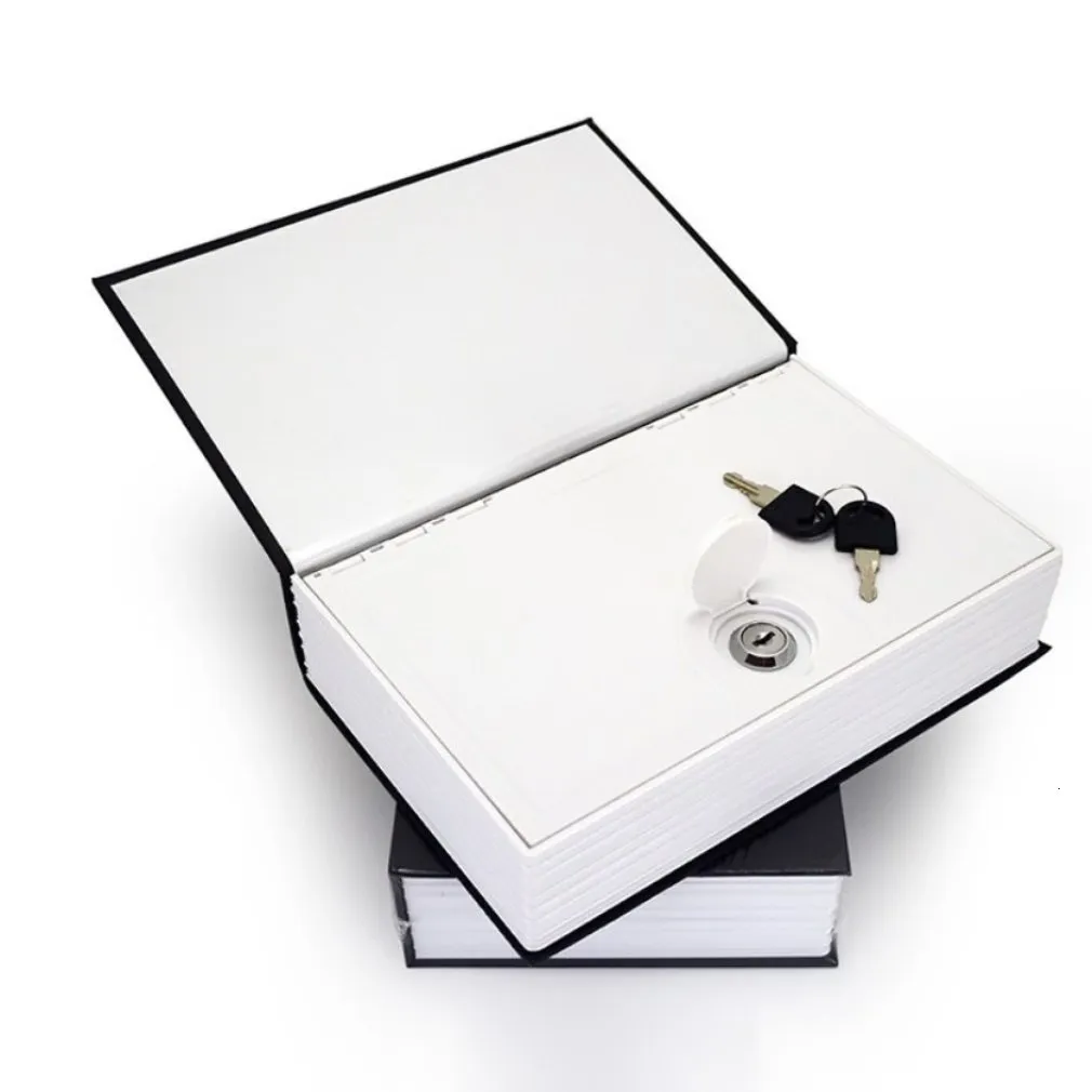 Storage Boxes Bins Security Book Safe Box Case Simulation Lock Cash ...