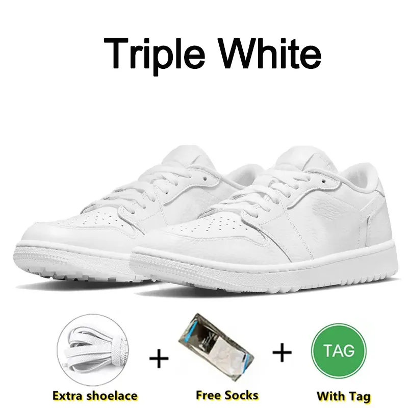 Jumpman 1 Low OG 1S Low Basketball Shoes Triple White Shadow Designer ...