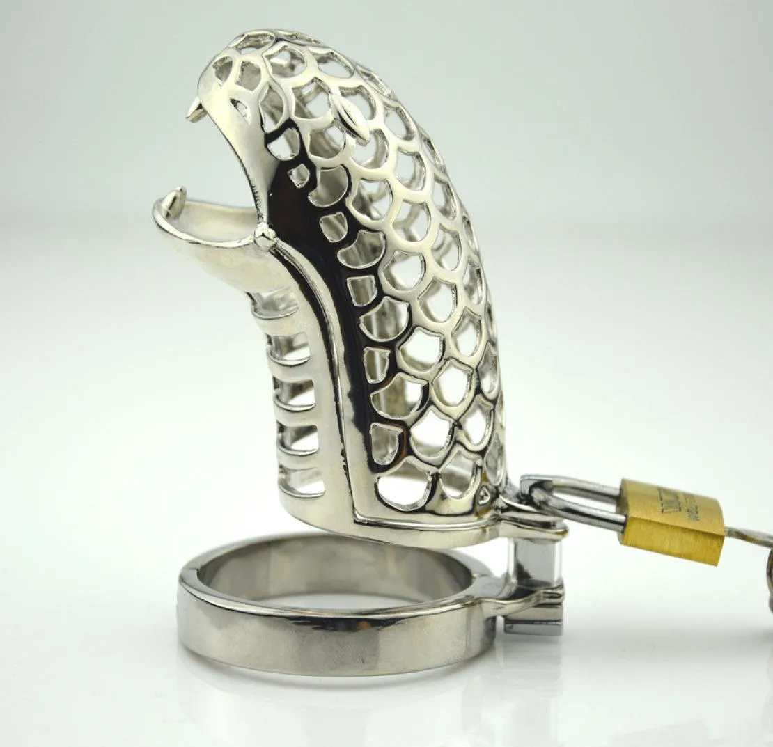 Stainless Steel Cock Rings Male Penis Cage Scrotum Bondage Slave Metal