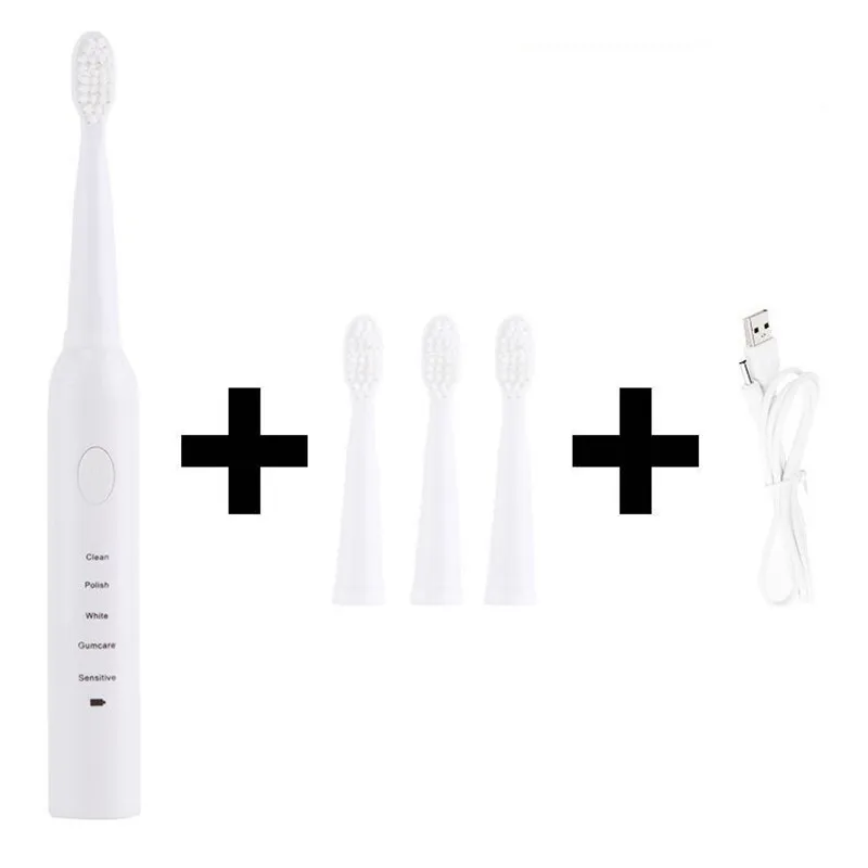 Ultrasonic Sonic Electric Toothbrush Rechargeable... From ...