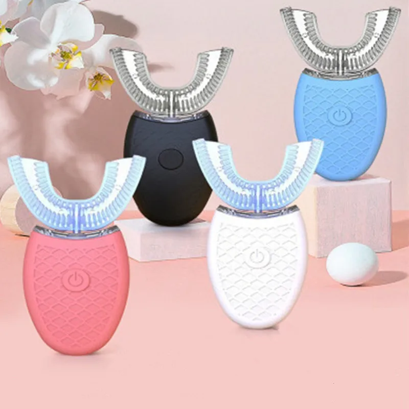 Rechargeable Electric Toothbrush 360° Sonic U Type: Automatic Teeth ...