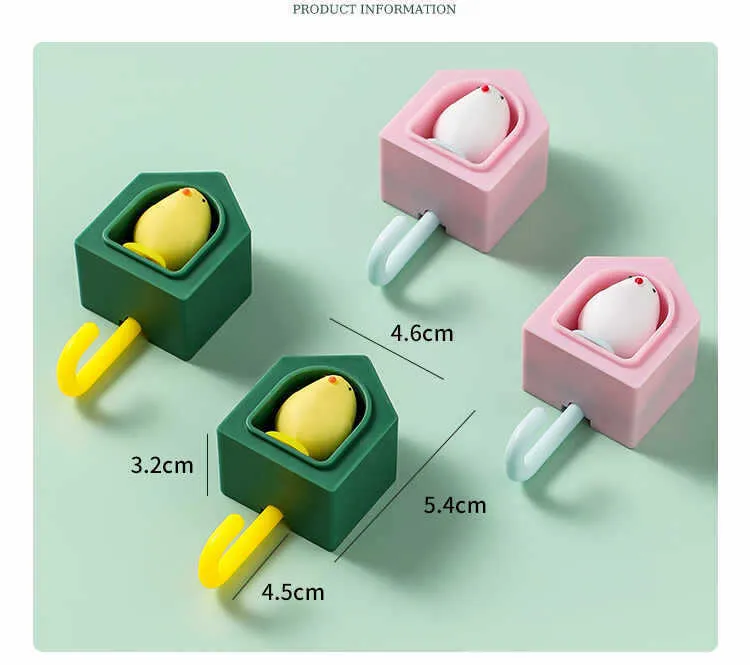 Wall Cloth Hook Pop Out Bird Hook: Adhesive Bath Towel Hooks For ...