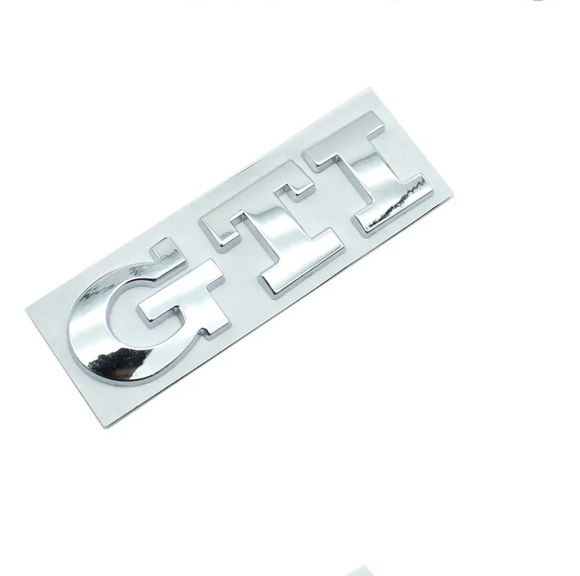 GTI Emblem | Volkswagen Car Stickers Rear Trunk Badge Decals For VW ...