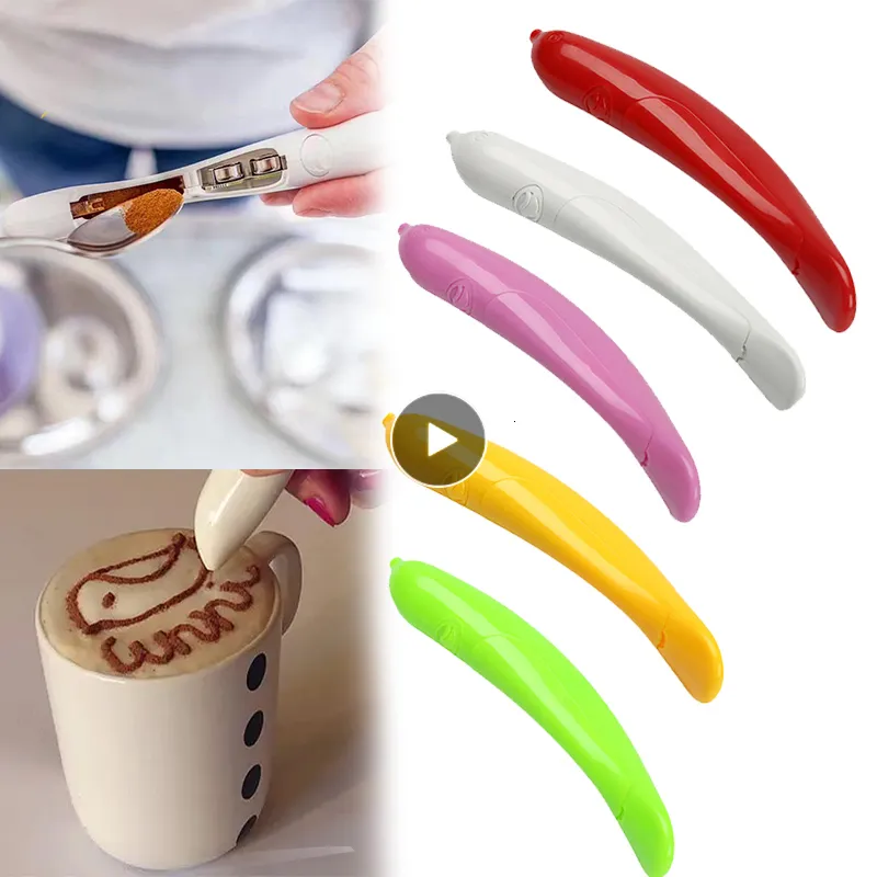 DHgate.com:Coffee Art Set: Electric Coffee Art Pen, Latte Stencils ...