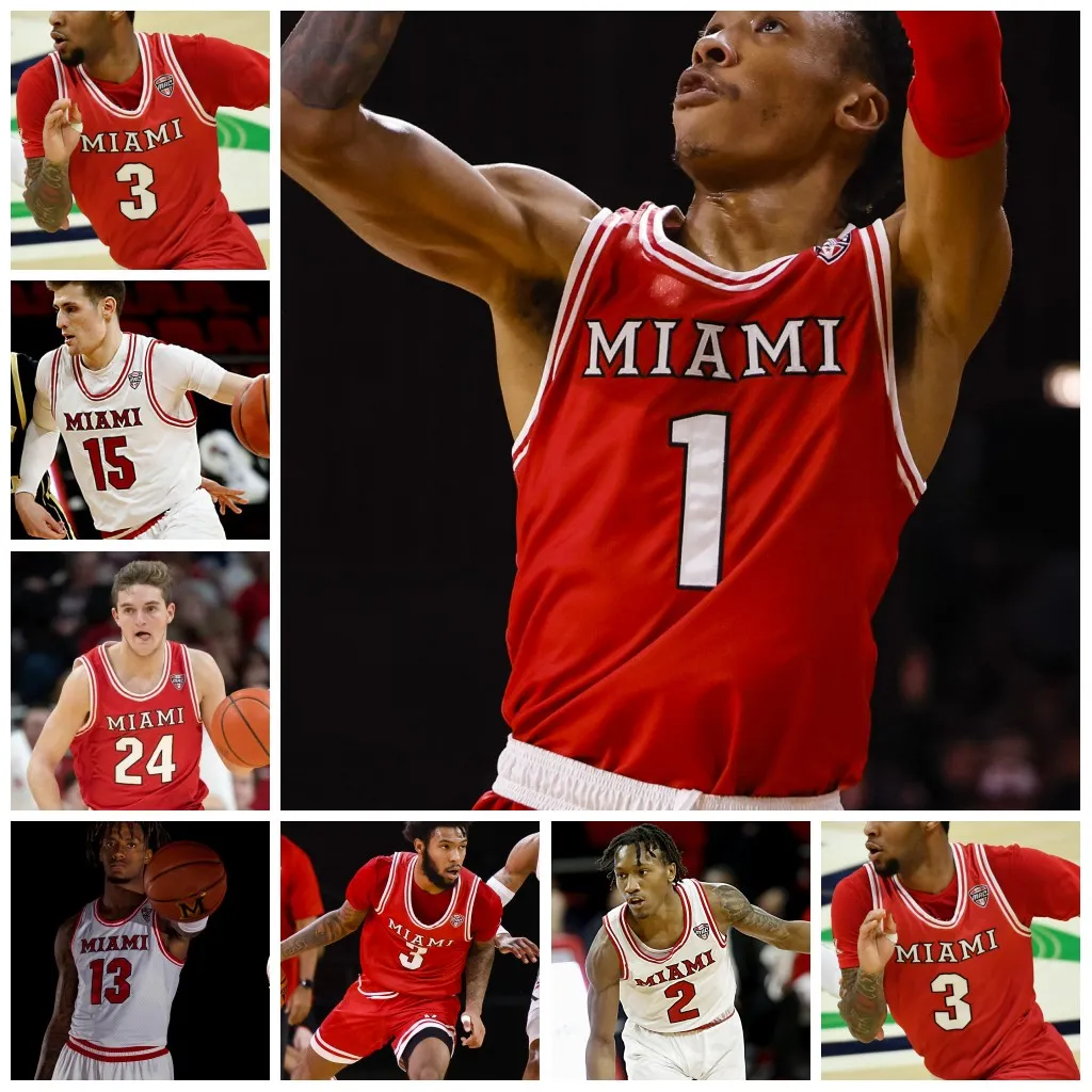 Ed Miami Redhawks Basketball Jerseys Custom Team Jerseys With Player ...
