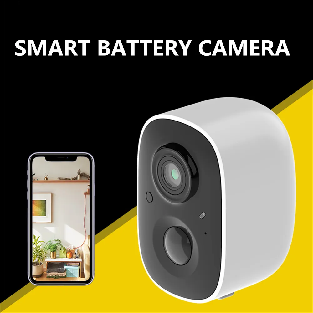Wireless Security Camera - 1080P HD Outdoor WiFi Camera, Battery ...