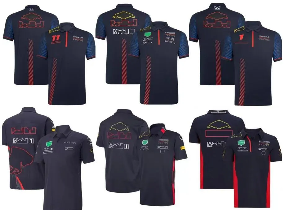 F1 Racing Team Polo Shirt - Summer Style, Custom Lapel Tee, Breathable ...