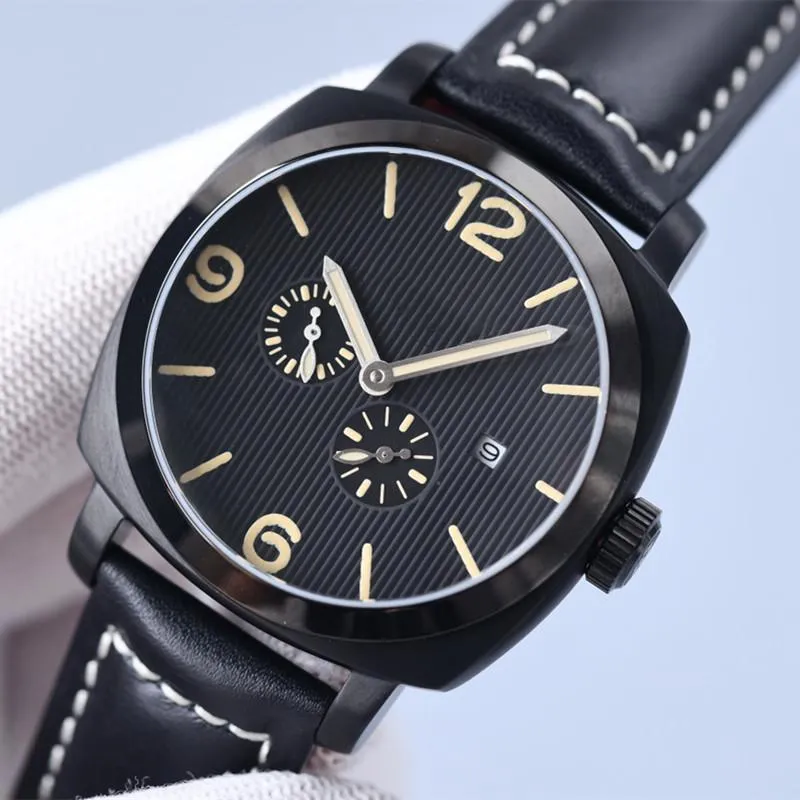 PAM 0628 Men's Automatic Mechanical Watch, 44mm Black Dial, 316L Fine ...