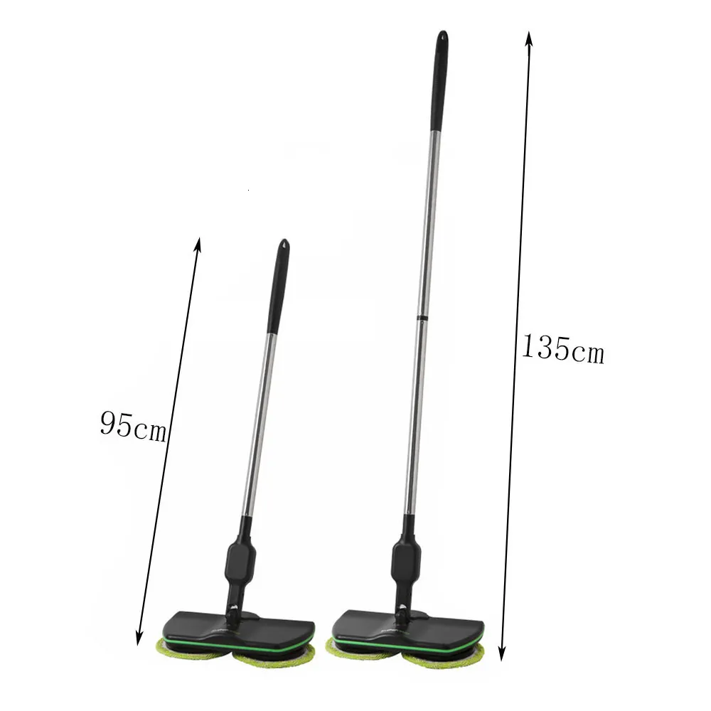 Cordless Electric Mop - Auto Rotating Floor Cleaner, Handheld Power ...