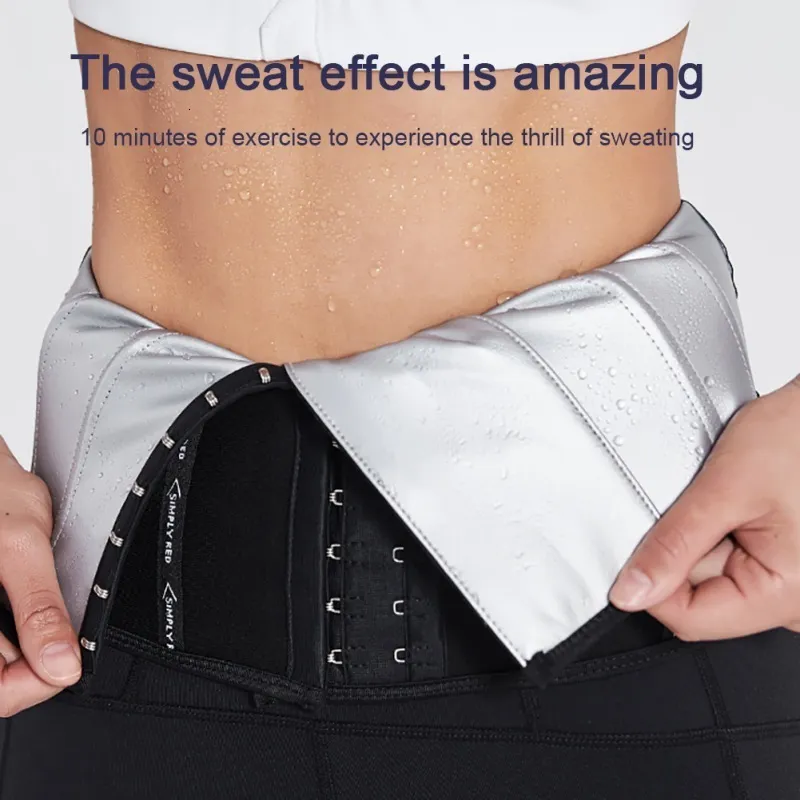 Women's Body Shaper Binders and Modeling Strap Back Support Sweat ...