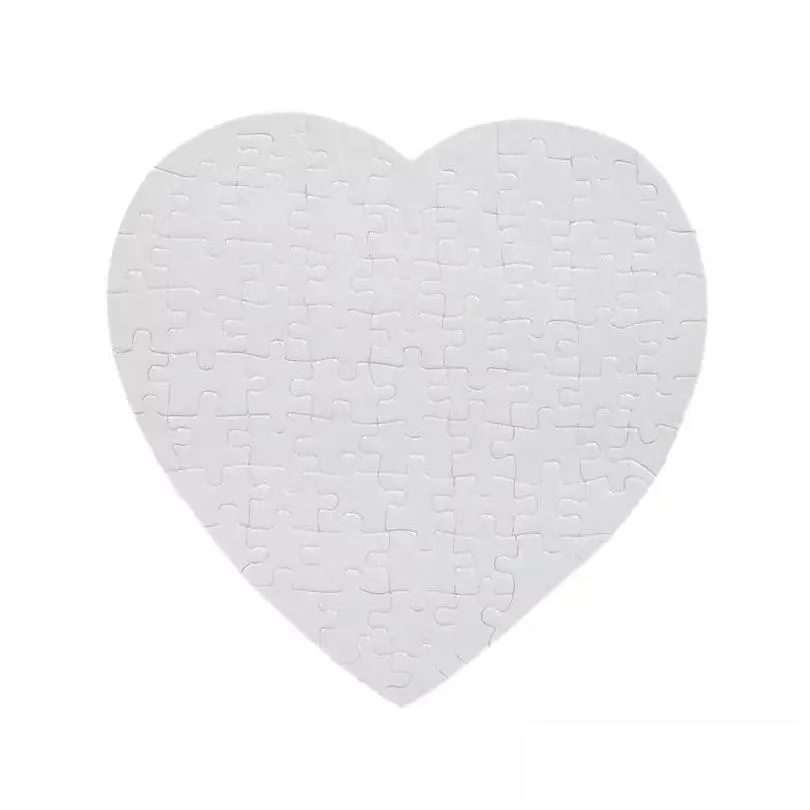 Wholesale Love Heart Heart Puzzle Sublimation Blanks Puzzle Set For ...
