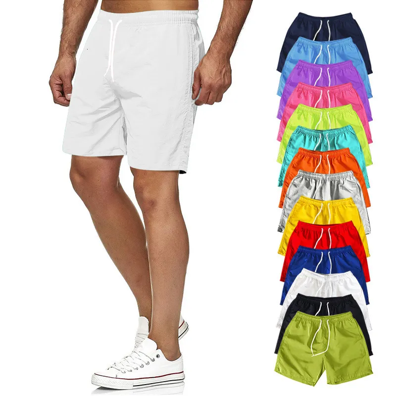Mens Beach Trousers Loose Shorts Mens Summer Five Point Multicolor ...