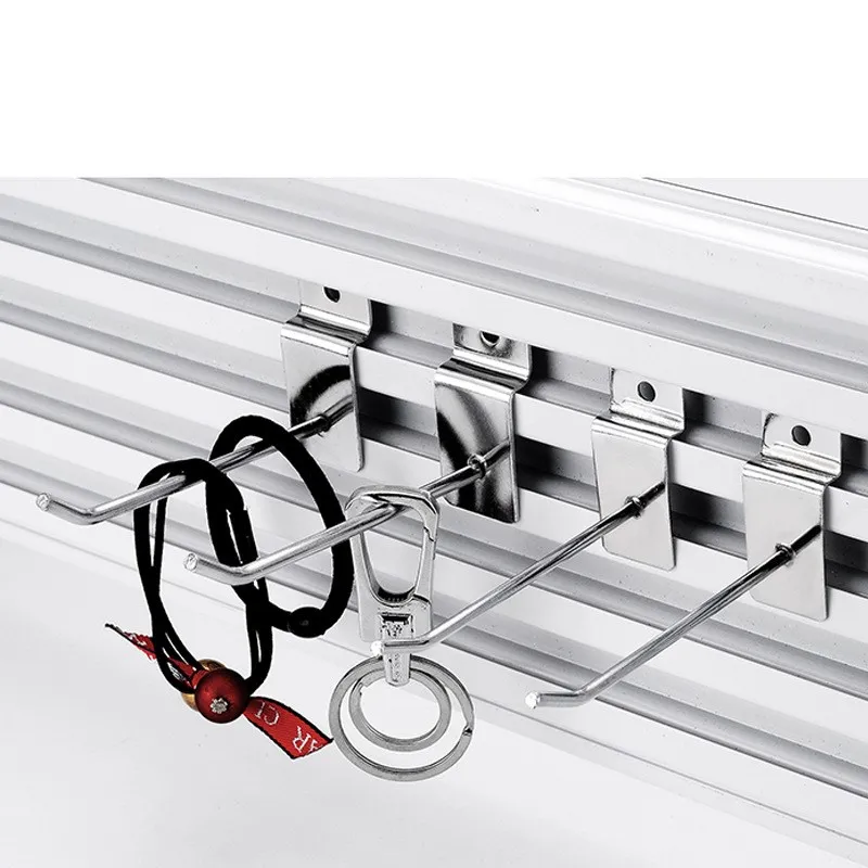 Single Hook Slotted Slatwall Display Hanger For Shop Store Supermarket ...